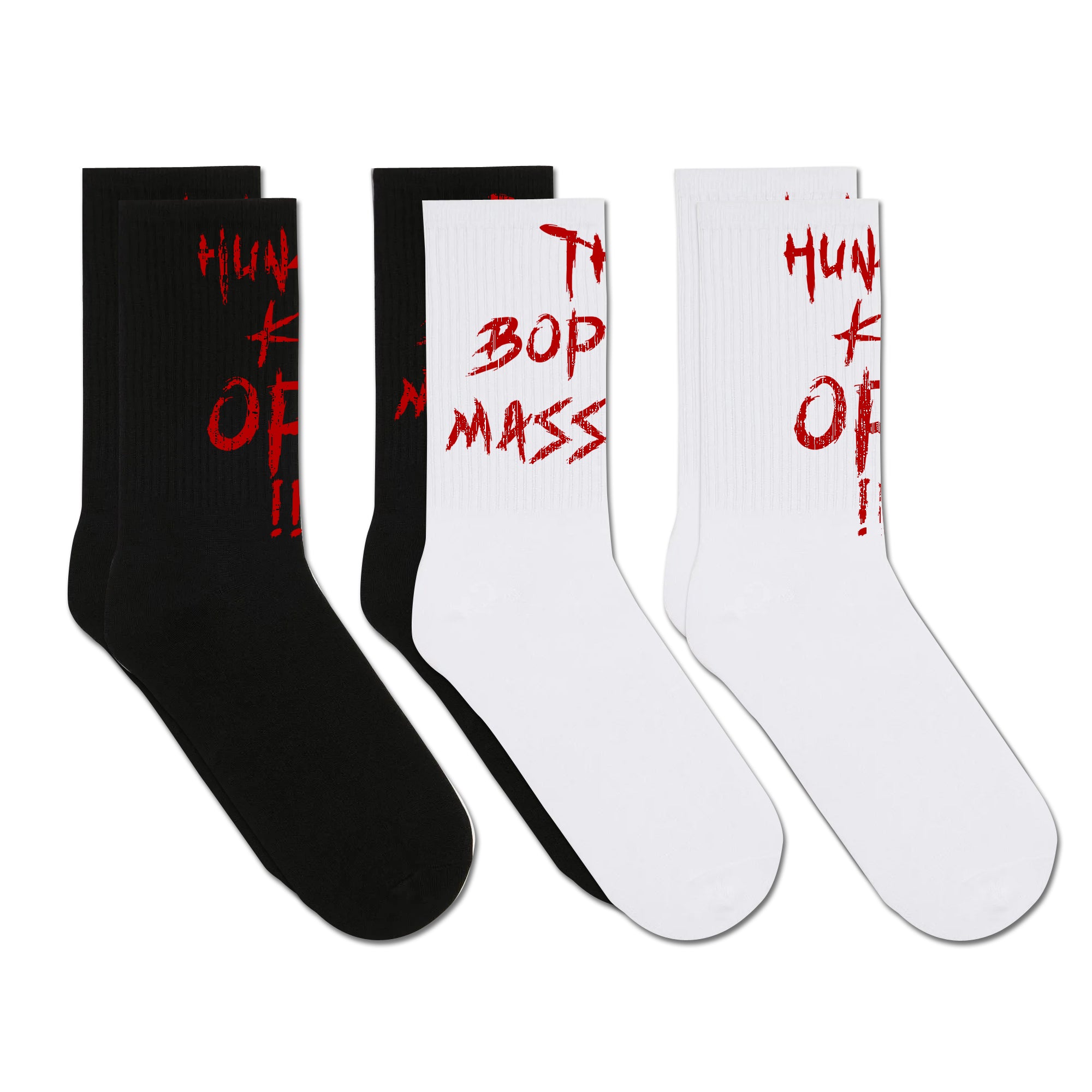 TBM Hunger Ke Opp Blood Socks (3 Pairs) – Street Lingo Apparel
